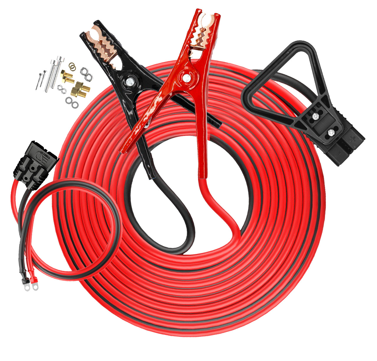 FJC Booster Cable Kit 2 GA, 40ft B25 Clamps (45269) | JB Tools