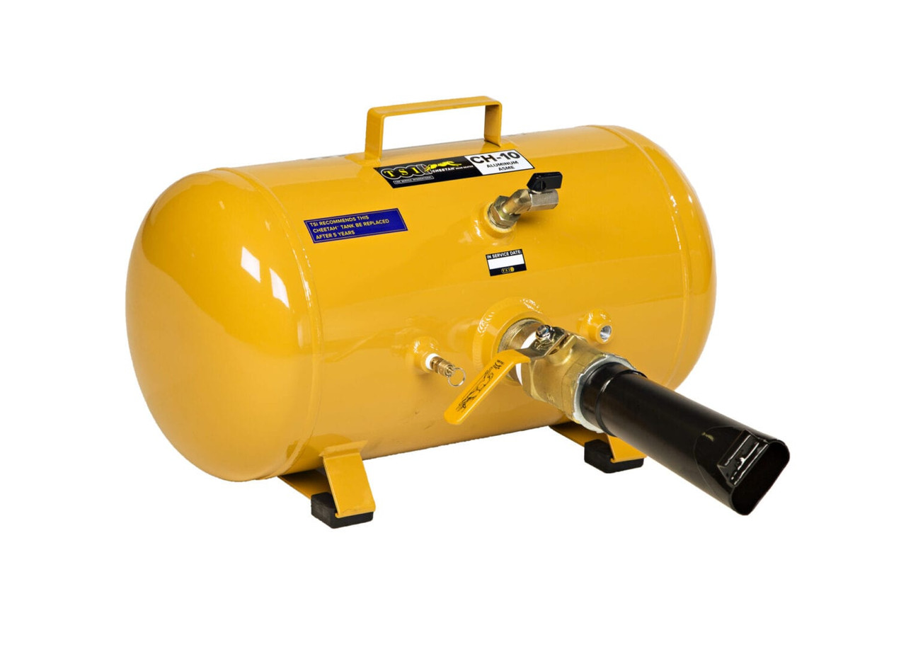 TSI Cheetah Bead Seater - 10 Gallon Asme Tank (Steel) (CH-10) | JB Tools