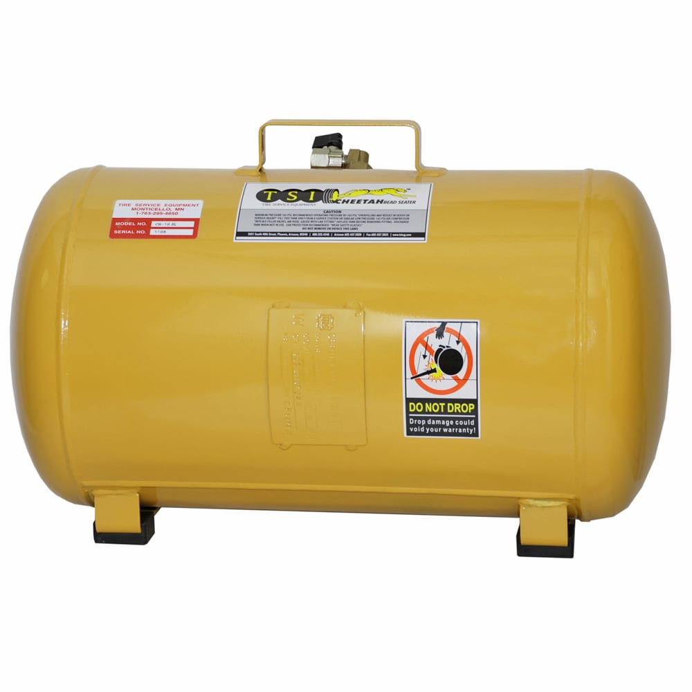 TSI Cheetah Bead Seater - 10 Gallon Asme Tank (Aluminum) (CH-10 AL ...