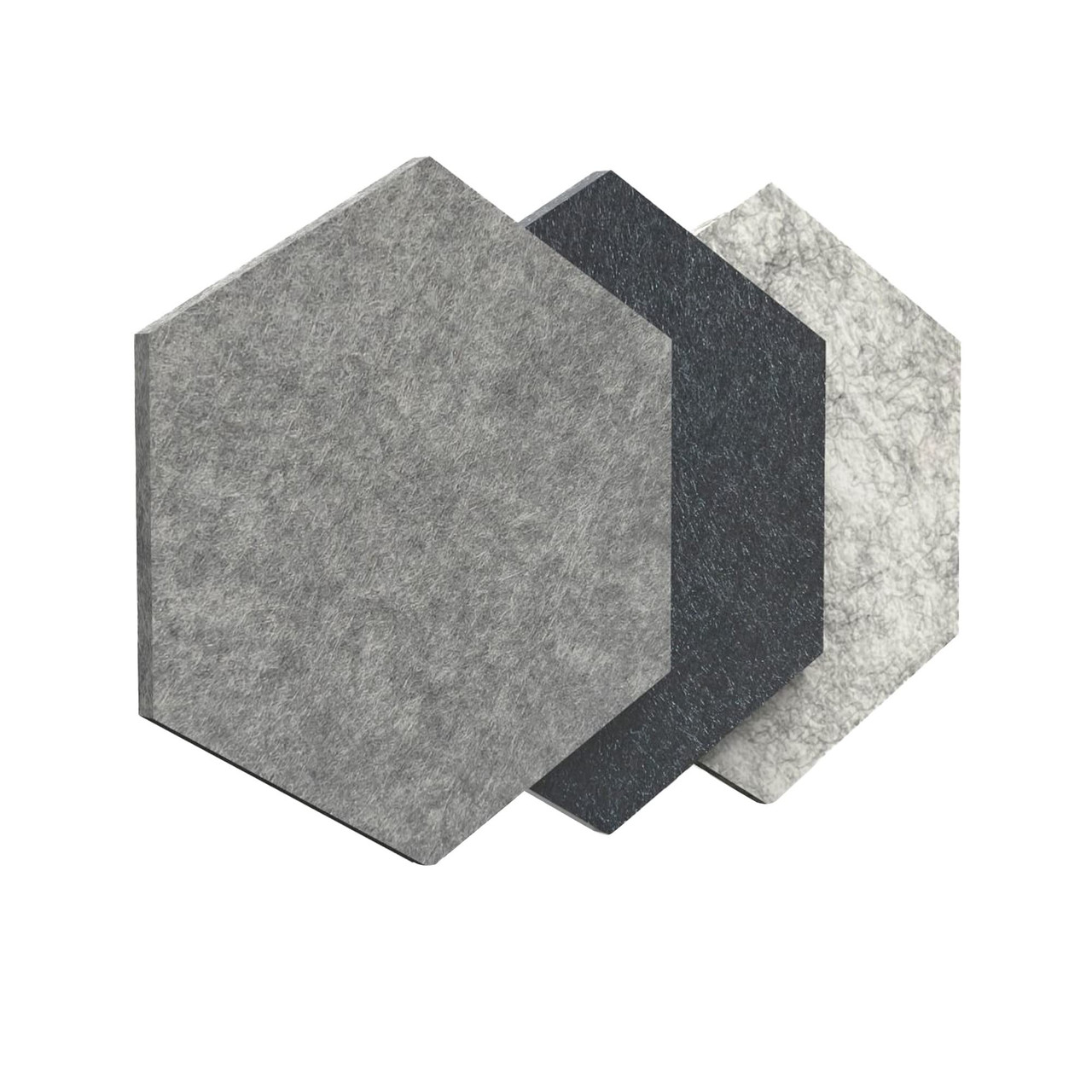 Luxor Workspaces Modern Acoustic Panels, Ocean Foam, 12-Pk (RCLMHEX001 ...