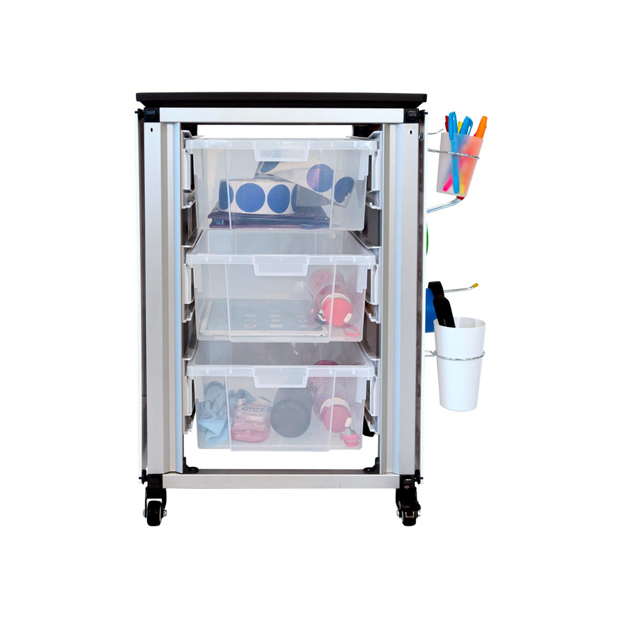 Luxor Workspaces Modular Classrm Cabinet, 3 Large Bins (MBS-STR-11-3L ...