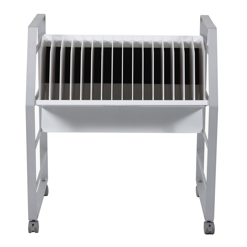 Luxor Workspaces Rolling 16 Tablet/Chromebook Open Charging Cart, Frame ...
