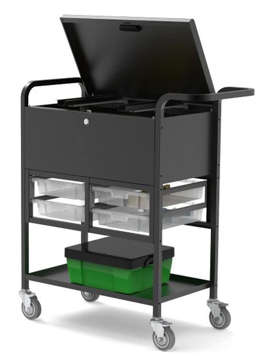 Luxor Workspaces Indoor Modern Mobile Utility File Cart (UCWS003) | JB ...