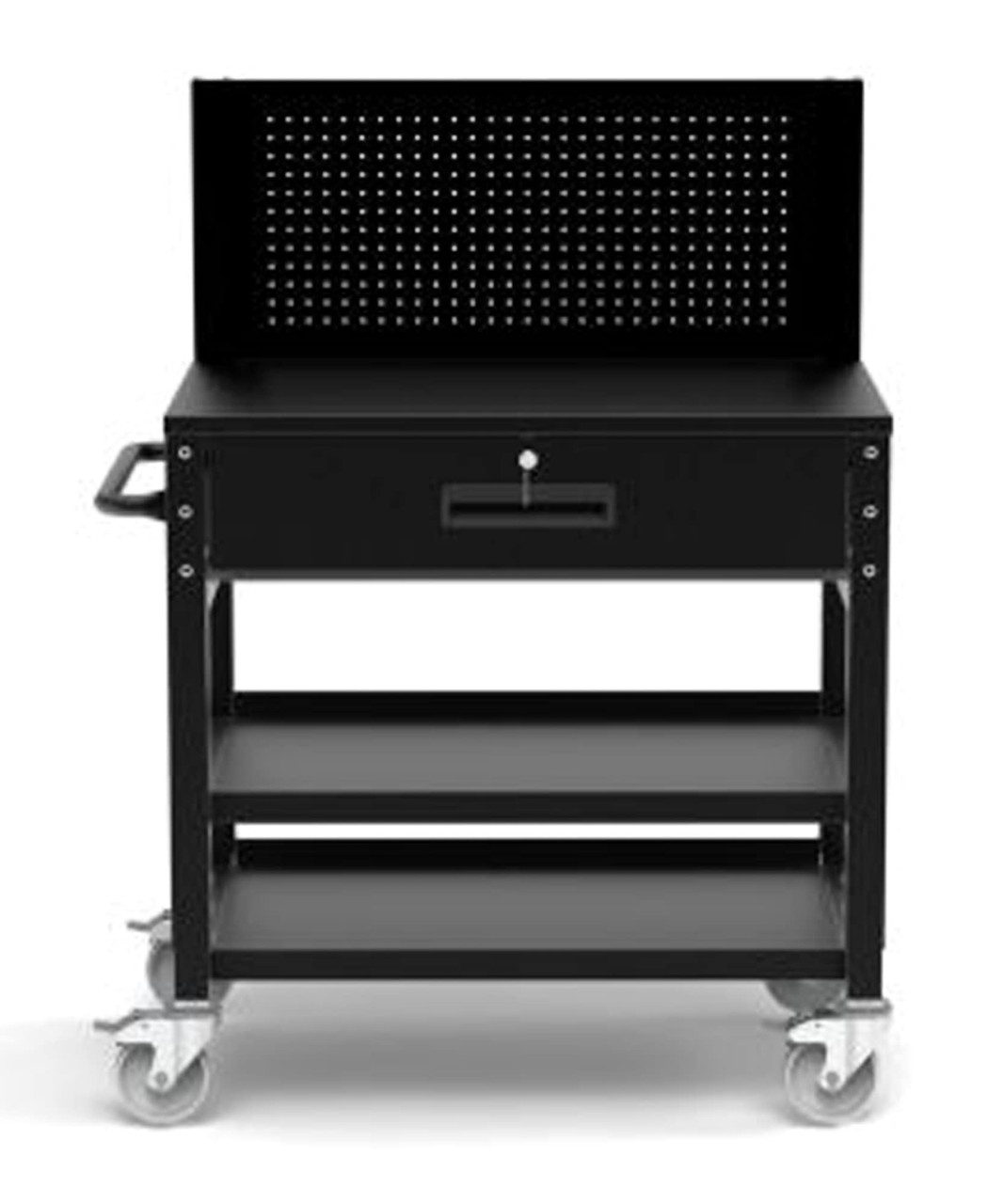 Luxor Workspaces Indoor Modern Pegboard Mobile Workstation (UCWS001 ...