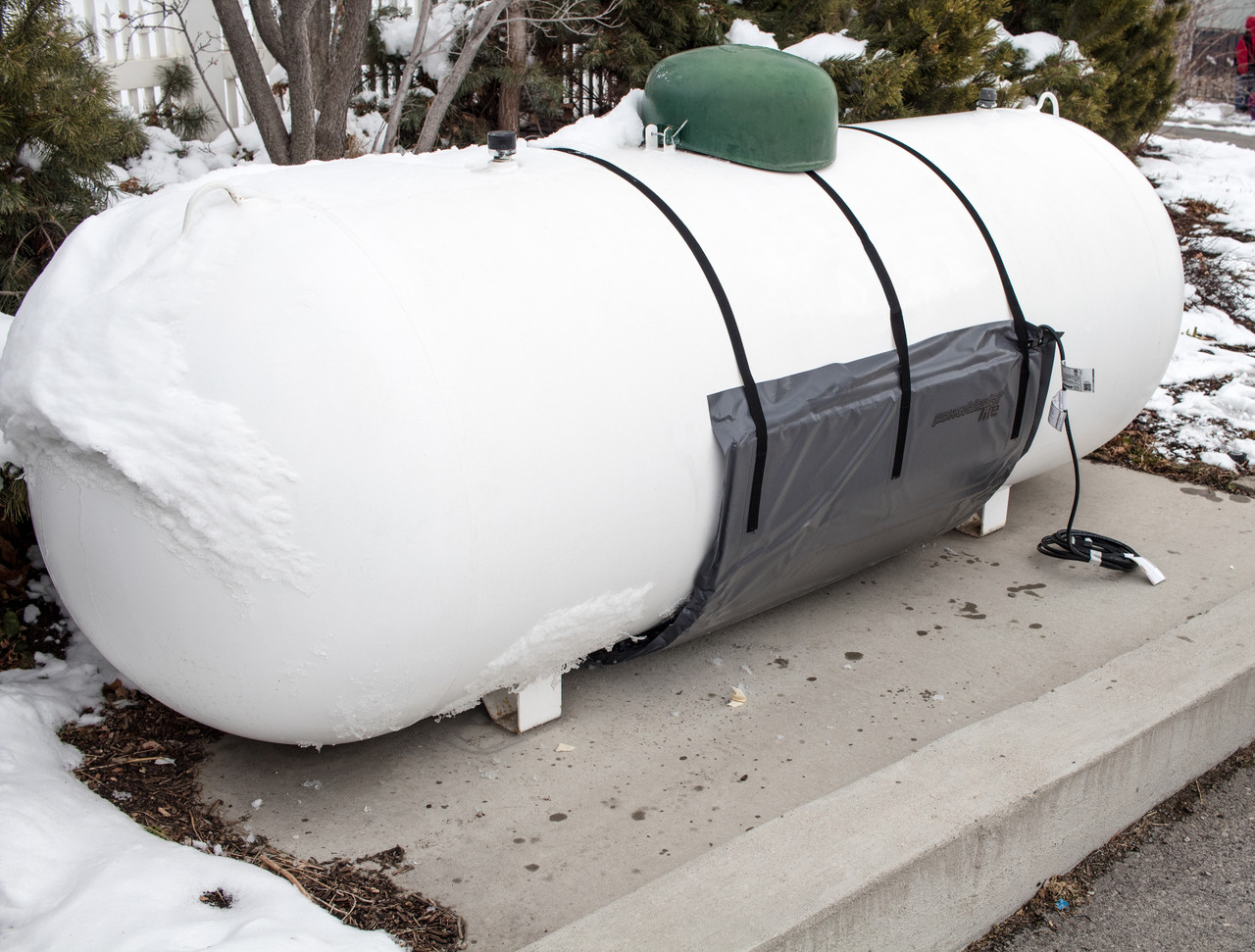 Powerblanket Lite Propane Tank Heater, 500-Gal, 720W, 100&F, Charcoal ...
