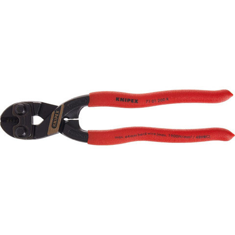 Knipex High Leverage Cobolt Cutters, Fencing Cutter (7101200RSBA) | JB ...