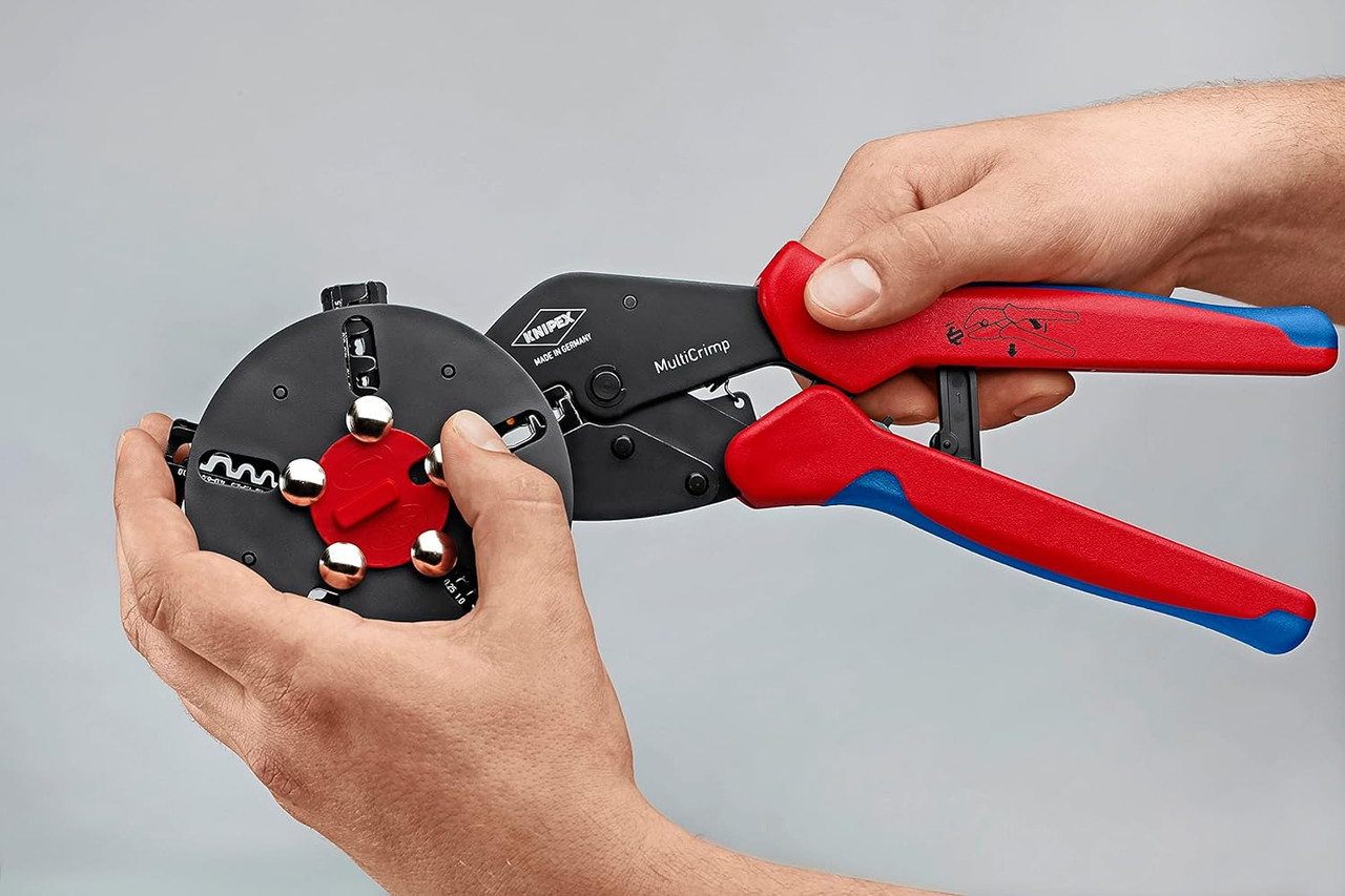Knipex Crimping Pliers MultiCrimp with 3 Interchangeable Dies (973301 ...