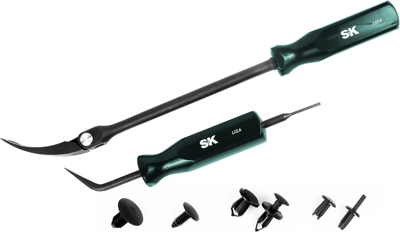 SK Tools Plastic Body Clip And Rivet Removal Kit 6640 JB Tools