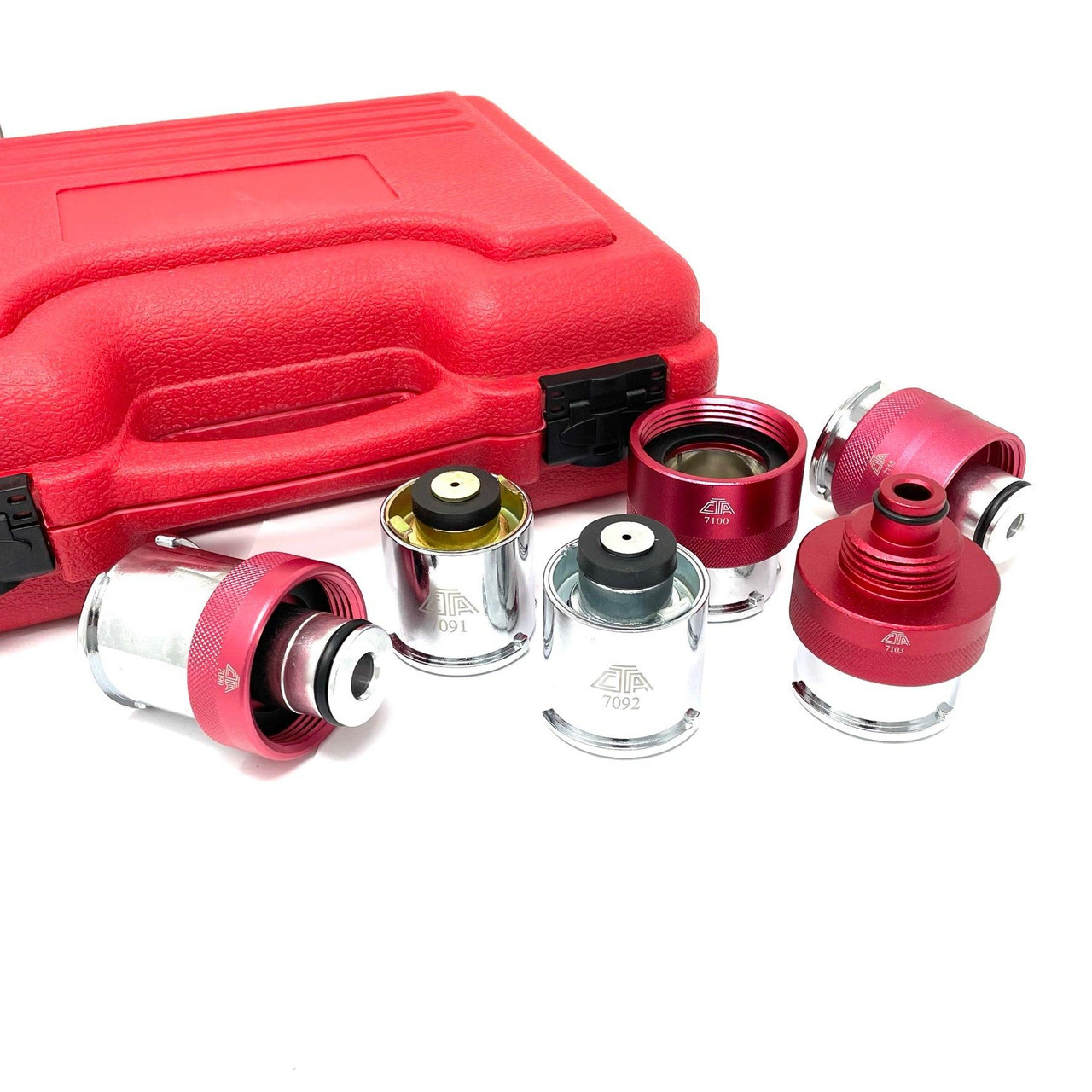 CTA Tools Radiator Pressure Tester Adapter Kit, 6 Pc - Usa/Asian (7058 ...