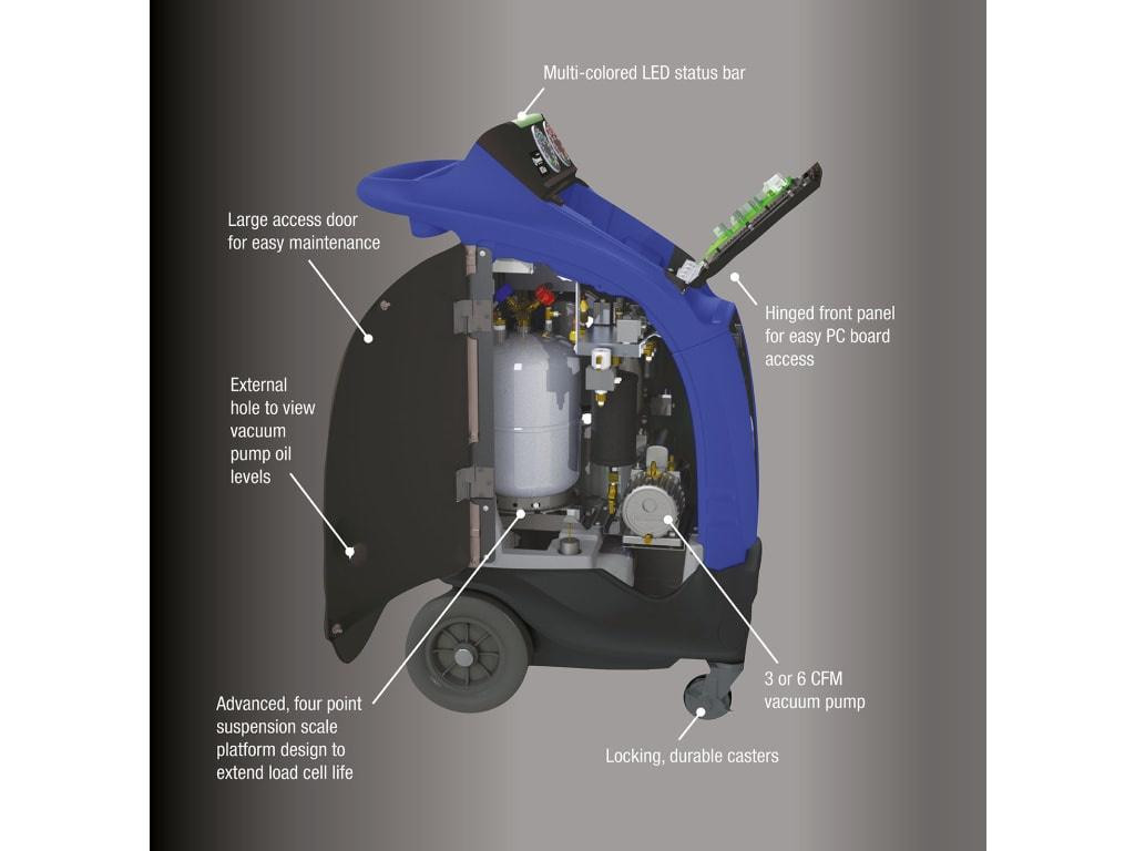Mastercool Semi-Automatic R134A R/R/R Machine (110V) (COMMANDER1100 ...