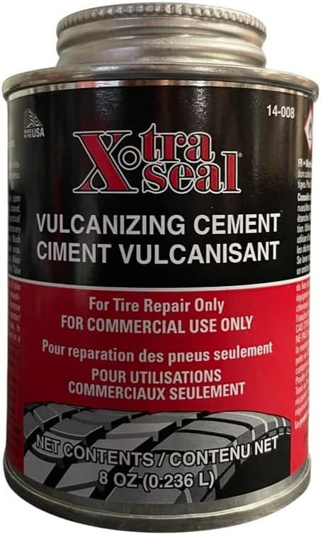 X-tra Seal Chemical Vulcanizing Tire Repair Cement 8 Oz Can (14-008 ...