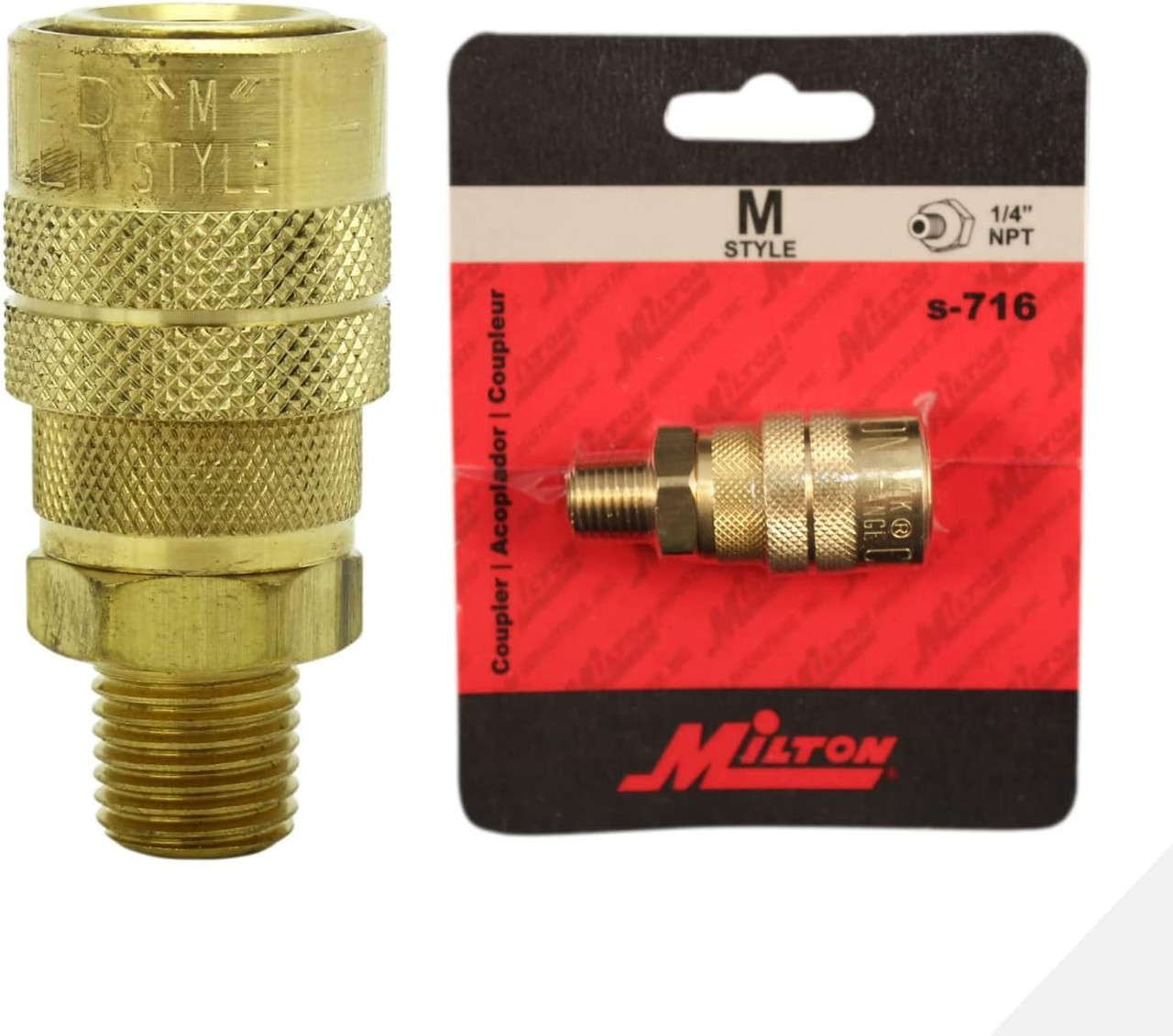 Milton S716 1/4" Male Body M-Style | JB Tools