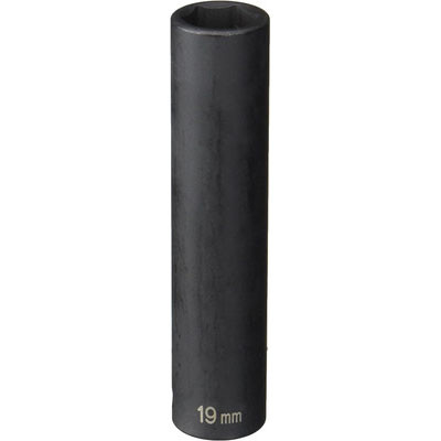 Grey Pneumatic 1/2"Drive x 19mm Extra-Deep Socket (2019XMD) | JB Tools
