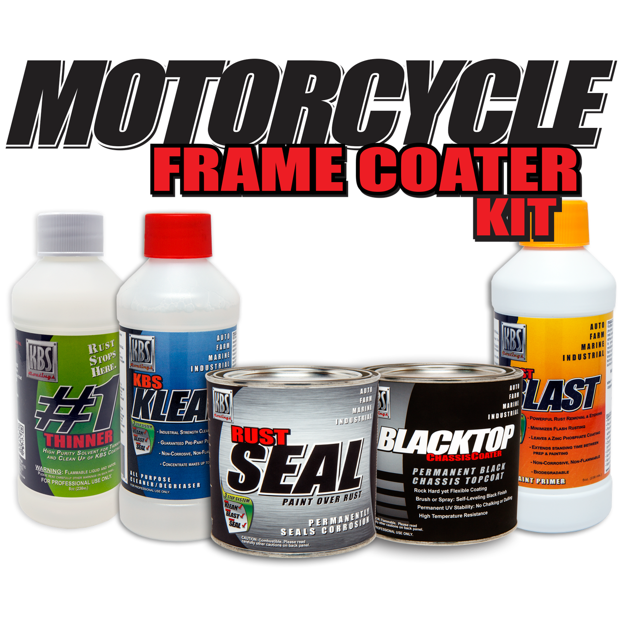KBS Coatings Motorcycle Frame Coater Kit | JB Tools