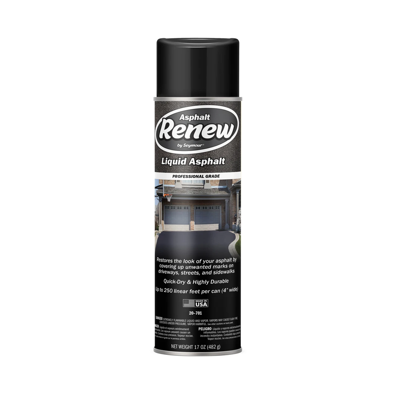 Seymour Paints Asphalt Renew Spray Paint, Jet Black 17 Oz. (20-701 ...