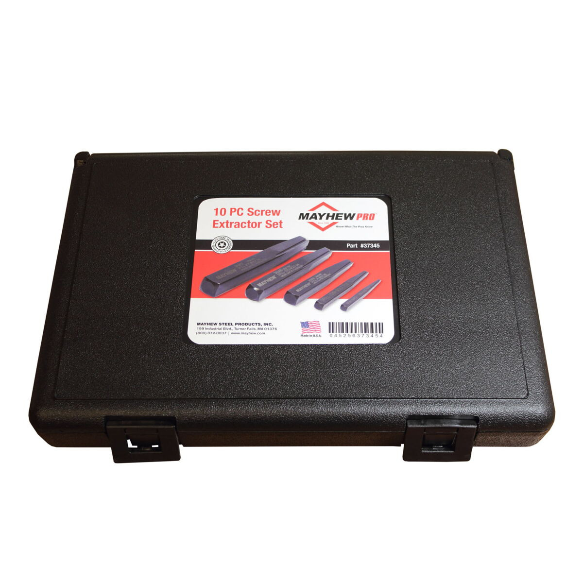 Mayhew Screw Extractor Set - 10 Piece (37345) | JB Tools