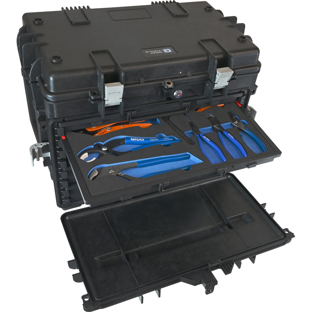 Gray Tools Mobile Tool Chest With 5 Drawers, Industrial Version | JB Tools