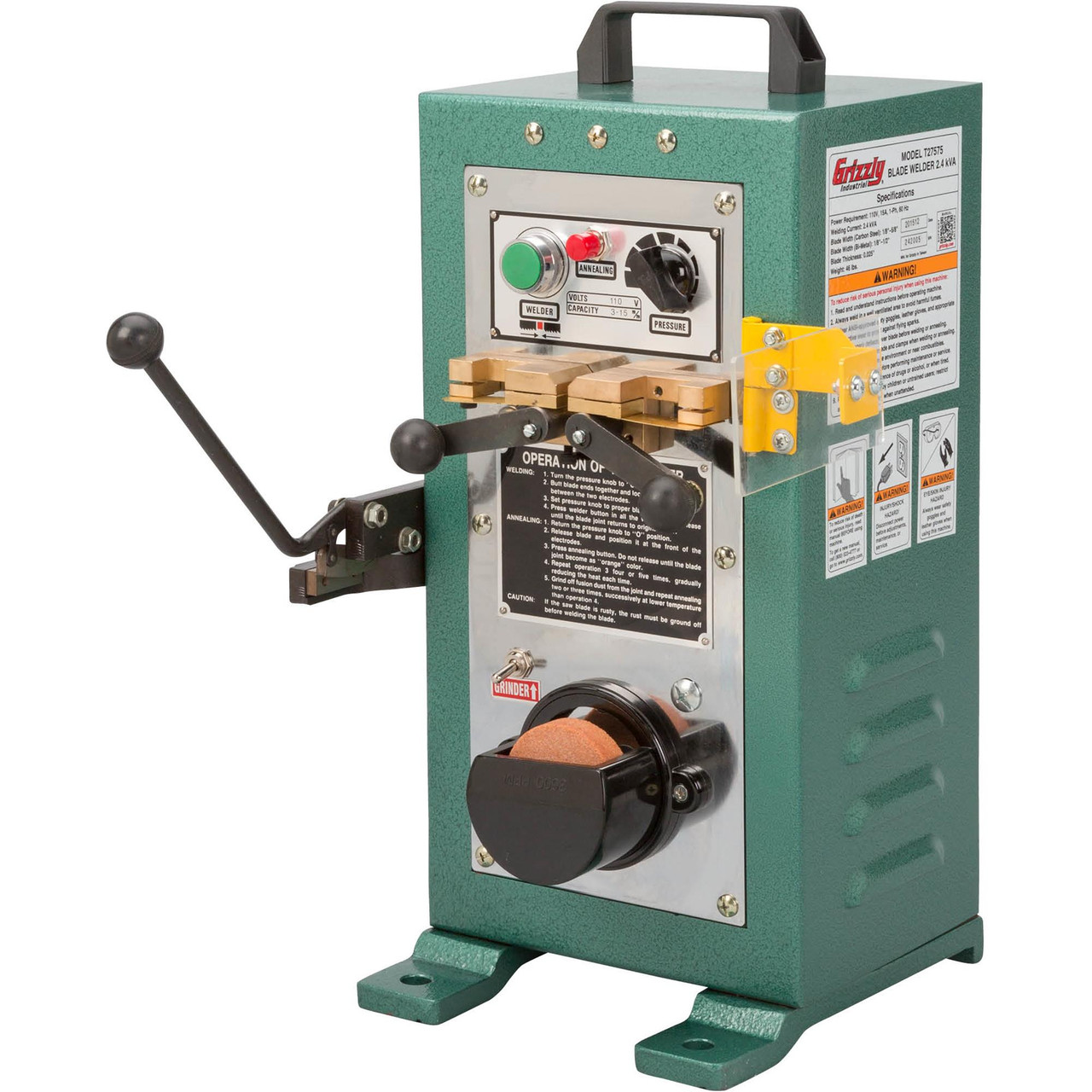 Grizzly Industrial Blade Welder 2.4 KVA (T27575) | JB Tools