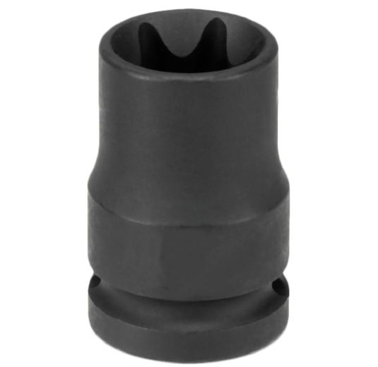 Grey Pneumatic 1/2" Dr. x E20 External Star Socket (2120ET) | JB Tools