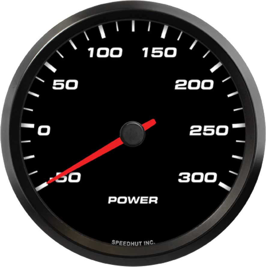 Speedhut 4" AEM -50 to 300 EV Power Gauge (FAE4-PW1-EV) | JB Tools
