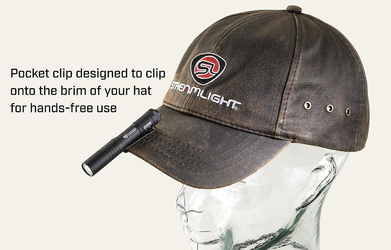 Streamlight 66318 MicroStream Black with White LED Flashlight | JB Tools