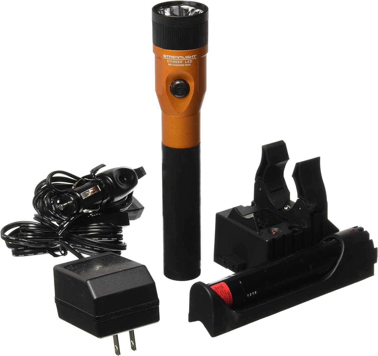 Streamlight Stinger LED Flashlight, Orange (75642) | JB Tools