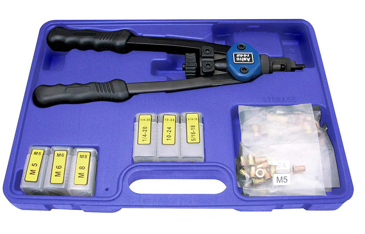 Astro Pneumatic Rivet Nut Setter Kit (1442) | JB Tools