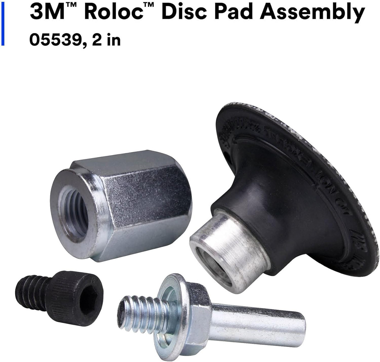 3M 05539 Roloc Disc Pad Assembly 2" | JB Tools