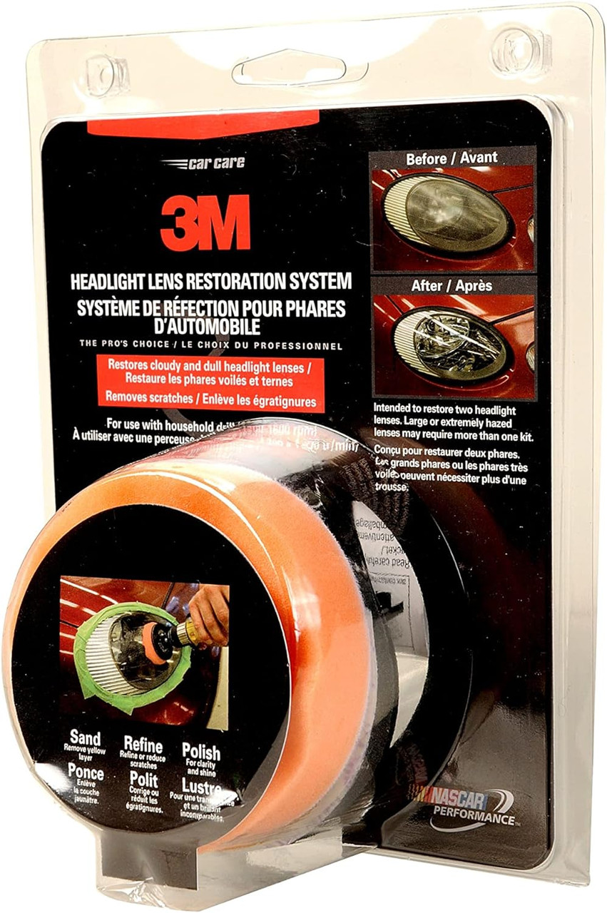 3M 39008 Headlight Restoration Kit | JB Tools