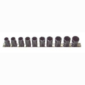 H.B. Products TSMS5010B 10 Piece 1/2" Drive Metric Turbo Socket Set ...