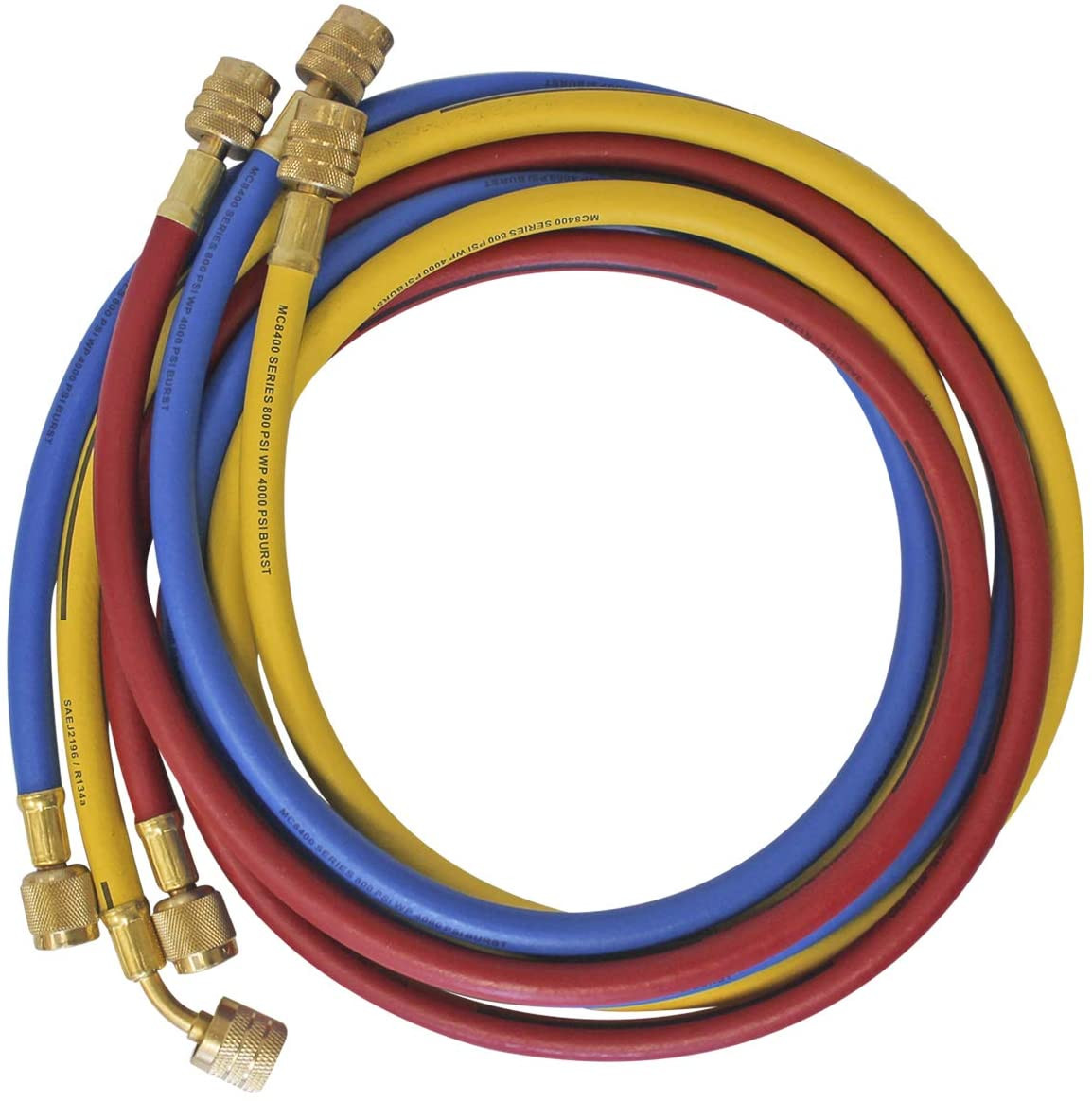 Mastercool 66661 Brass Manifold for R134A with 60" Hoses | JB Tools