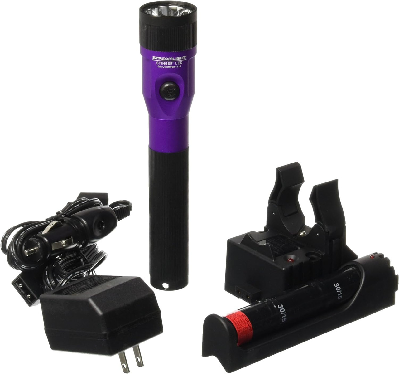 Streamlight 75648 Stinger LED Rechargeable Flashlight with AC/DC and ...