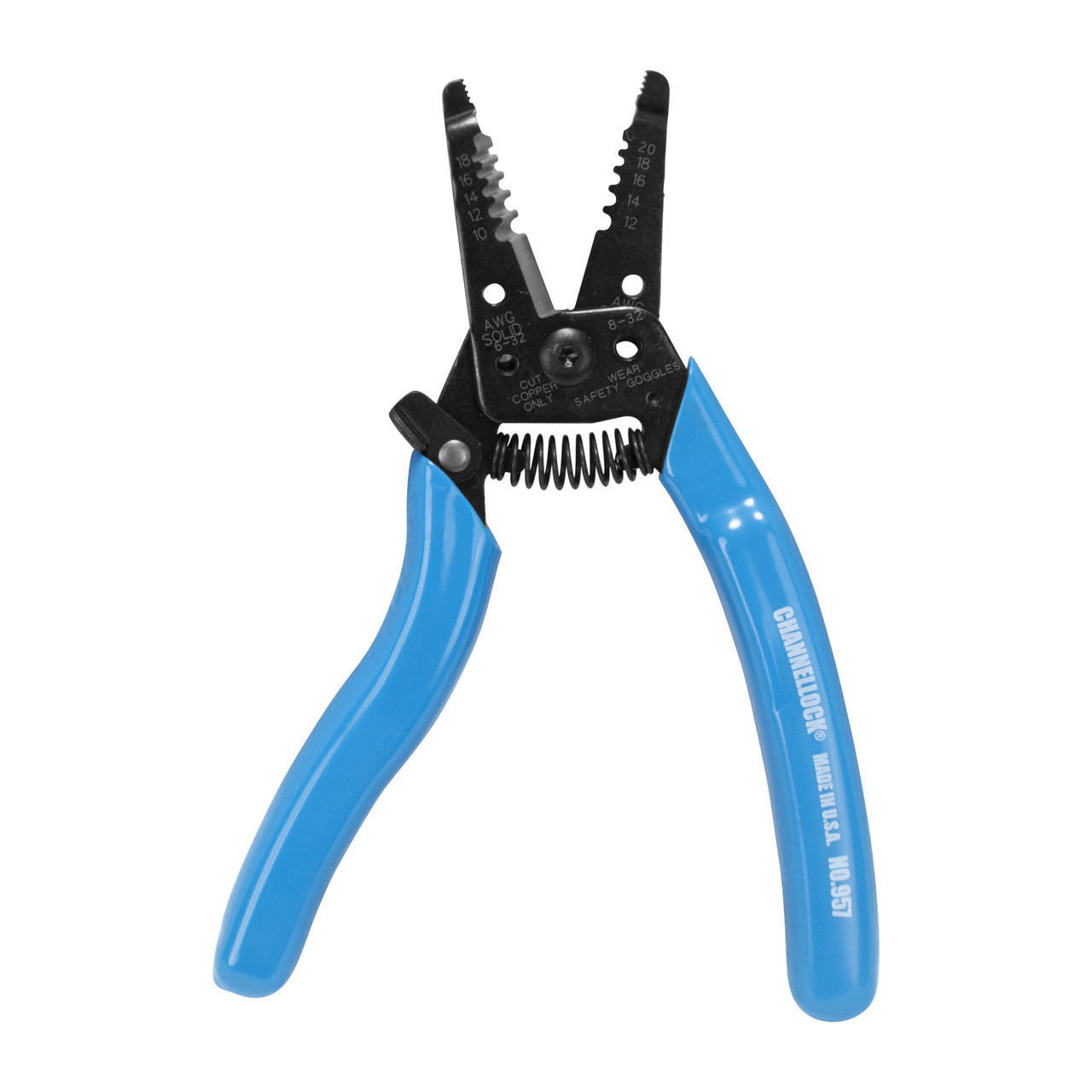 Channellock 957 Wire Stripper and Cutter 7" | JB Tools