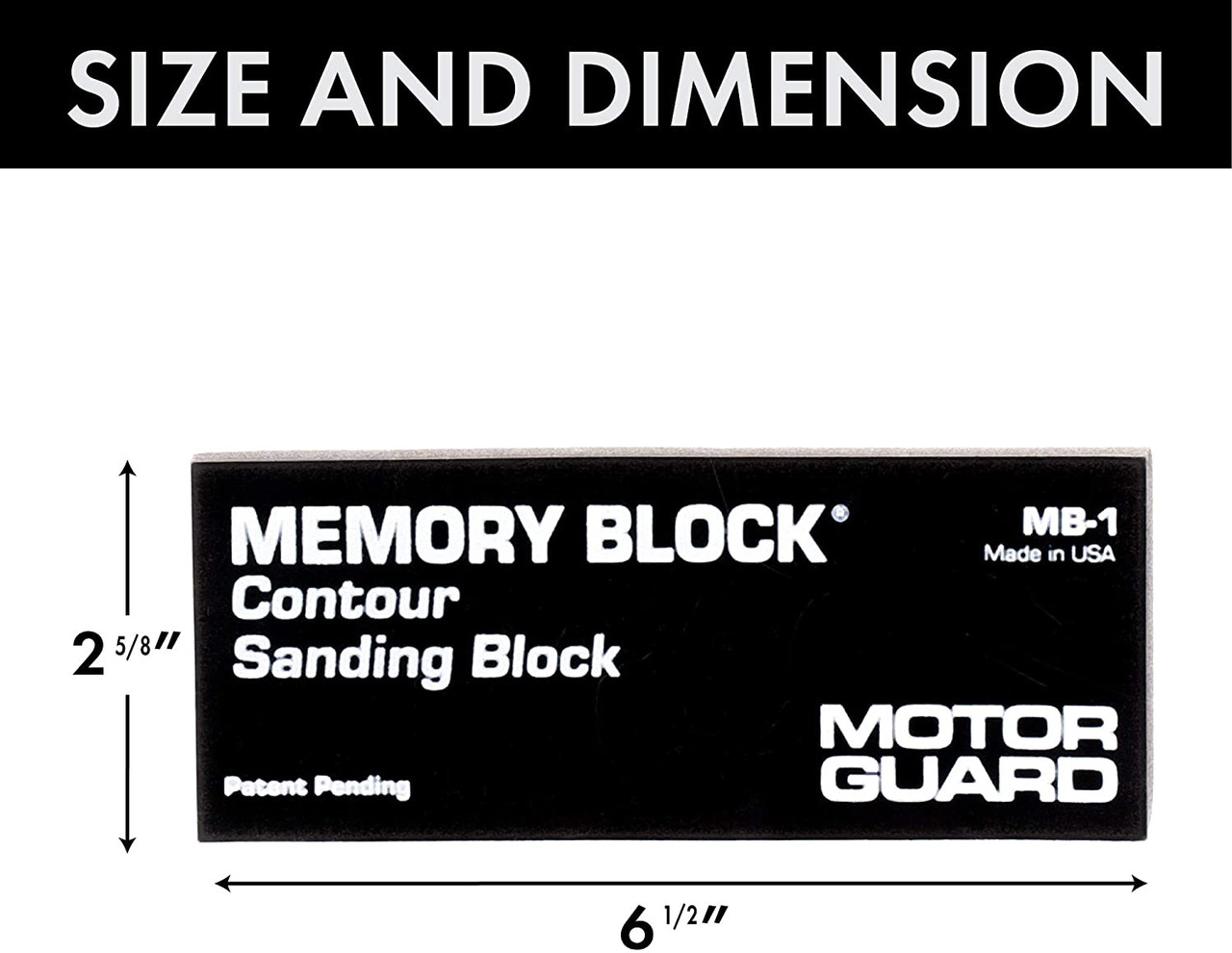 Motor Guard Memory Sanding Block (MB-1) | JB Tools