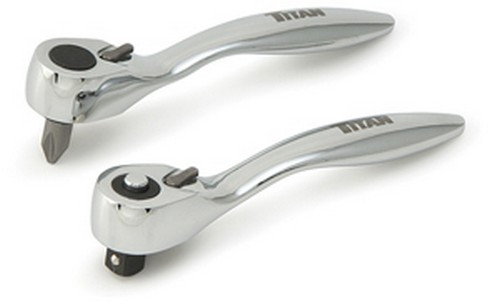 Titan Tools 11203 Offset Micro Bit Driver & 1/4 Ratchet Combo | JB Tools