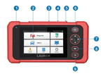 Launch USA 301050455 Millennium Master 5 Touchscreen OBD II Scan Tool ...