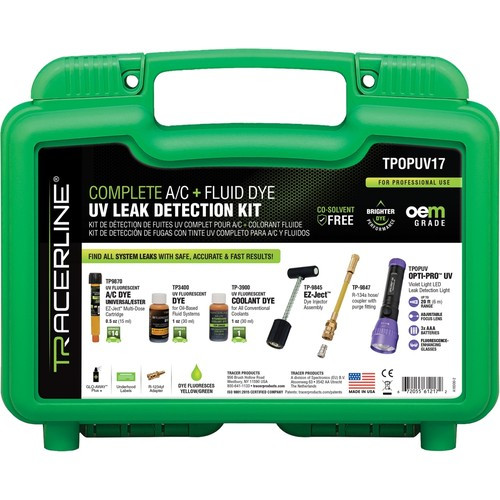 Tracerline Comp AC & Fluid Dye UV Leak Detec Kit (TPOPUV17) | JB Tools