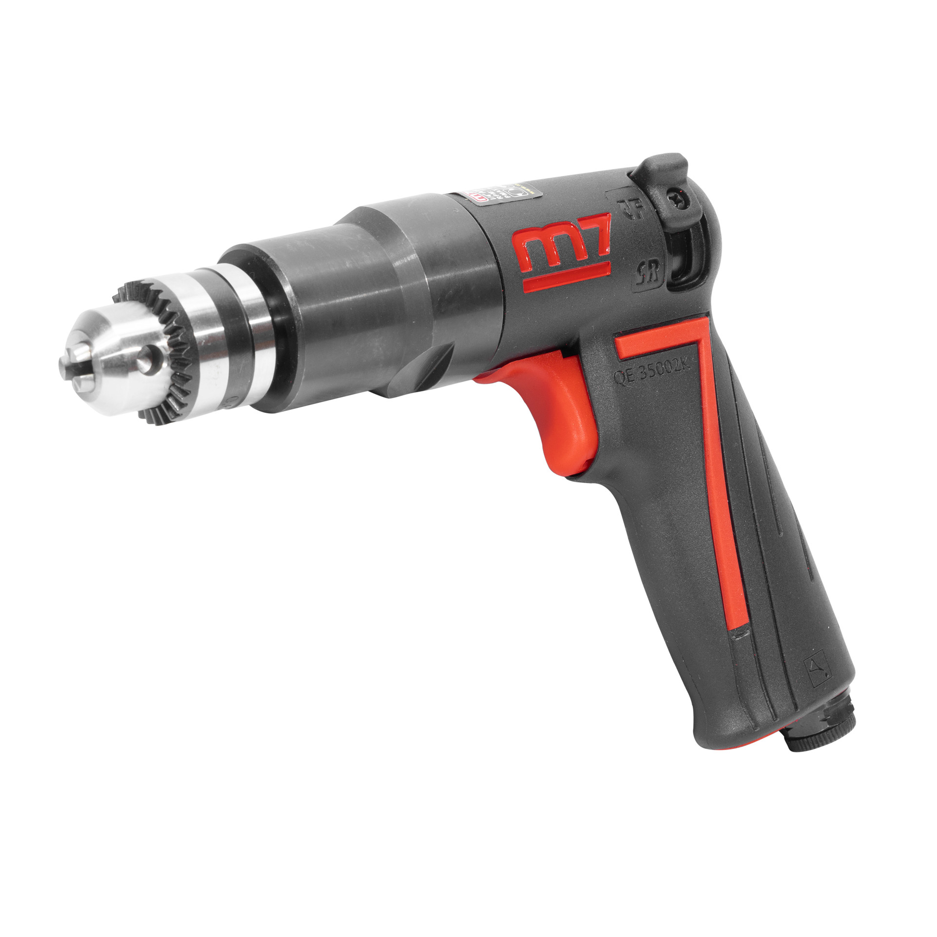 M7 1/4 Pneumatic Drill Reversible Tool Kit With 5 Metric Drill Bits (QE ...