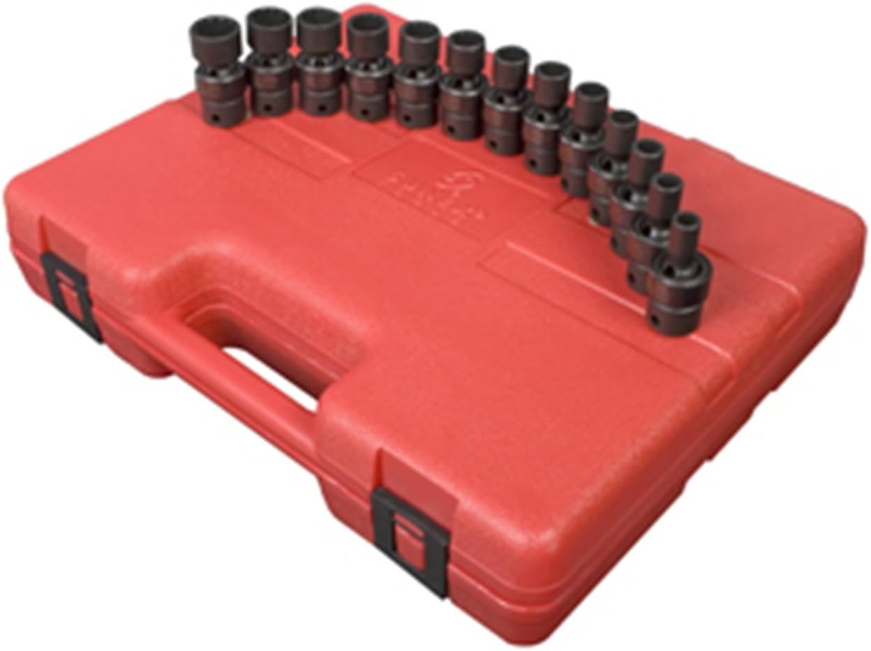 Sunex 13 Piece 3/8 Drive Flex Impact Socket Set Metric (3691) | JB Tools