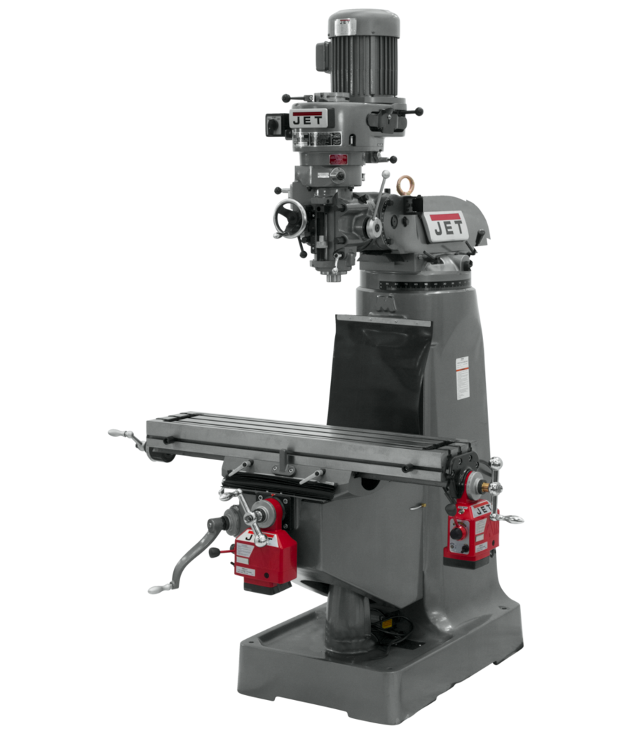 Jet JTM-1 Milling Machine w/XY Powerfeed Installed (690097) | JB Tools