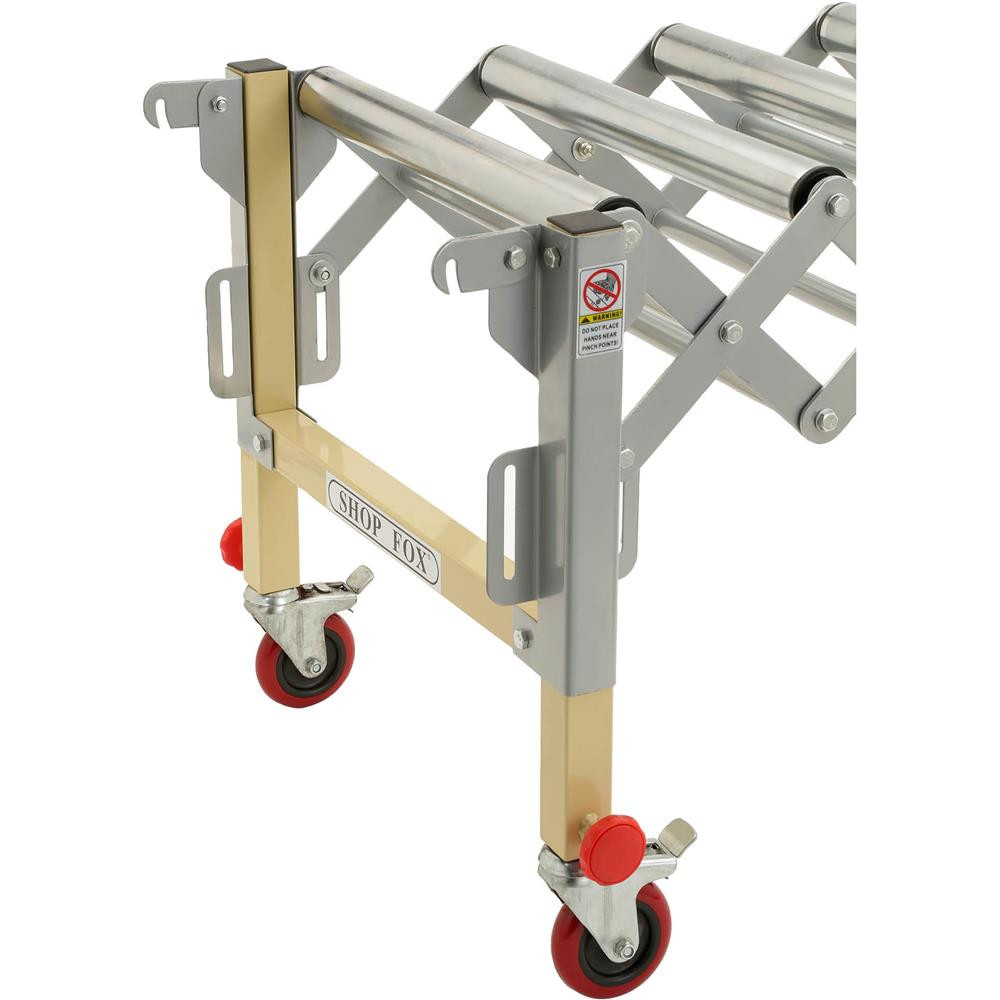 Shop Fox W1732 Adjustable Roller Stand | JB Tools