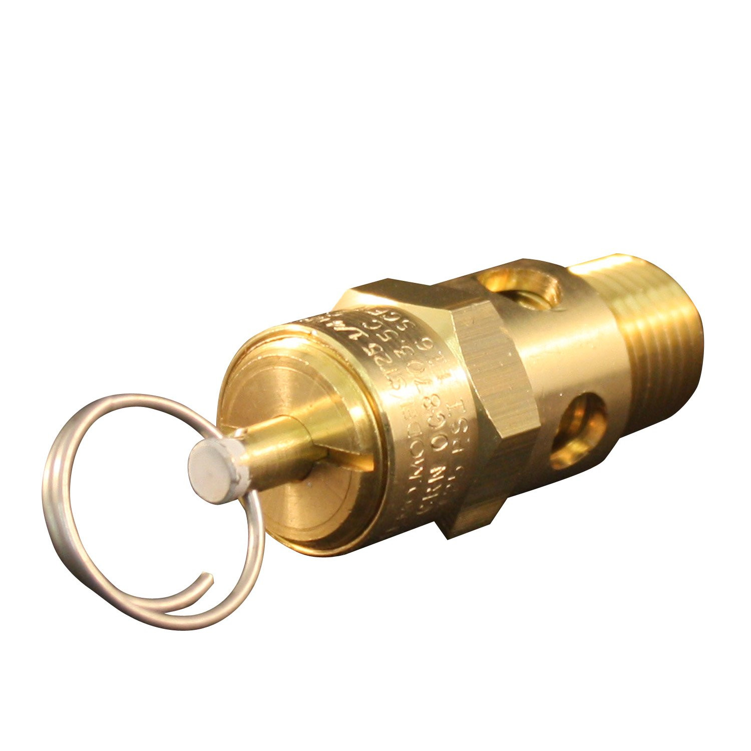 Milton 1090-125 1/4" MNPT ASME Safety Valve - 125 PSI Pop off Pressure ...
