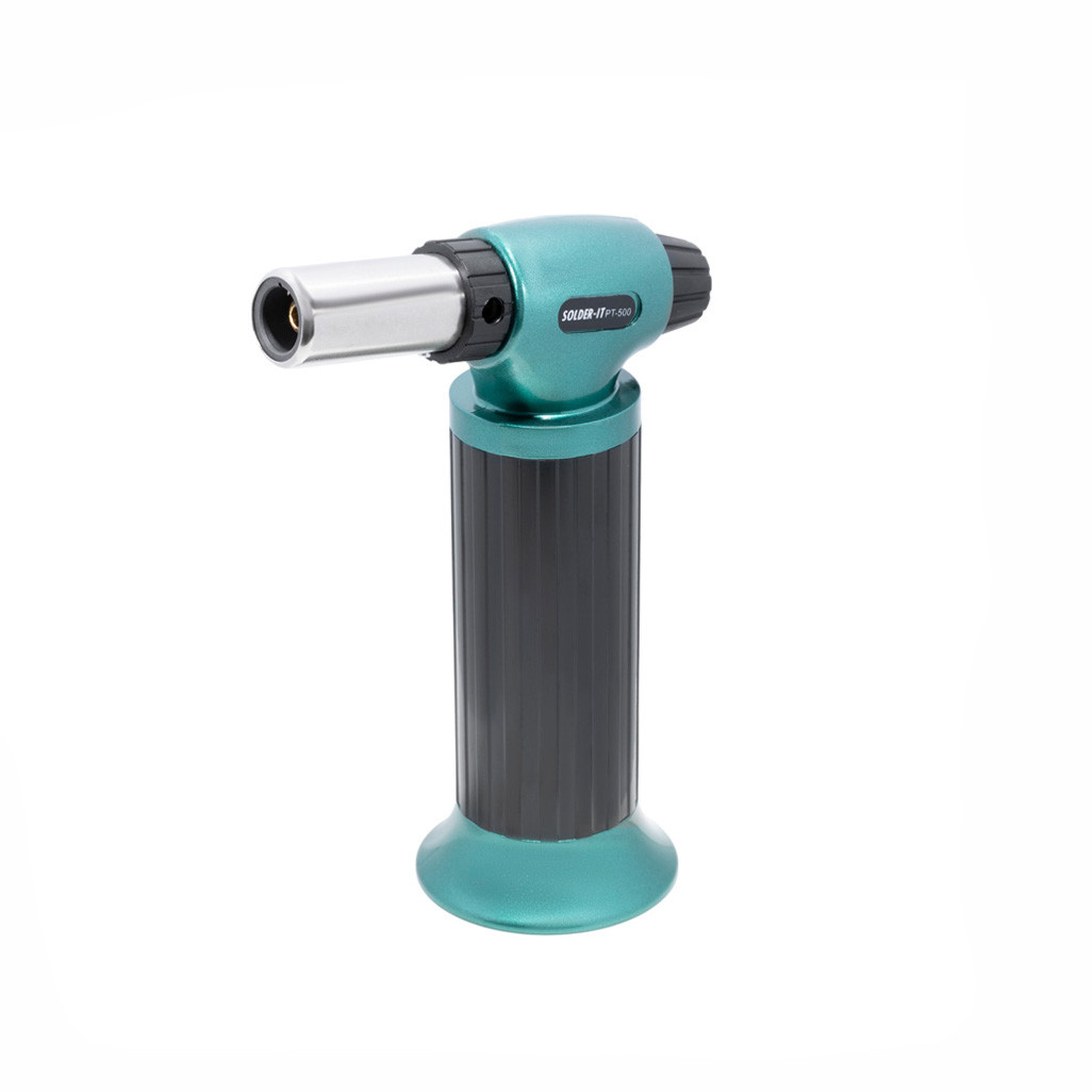 Solder-It Pro-Torch Butane Torch Heavy Duty Metallic Green 2500 Degrees ...