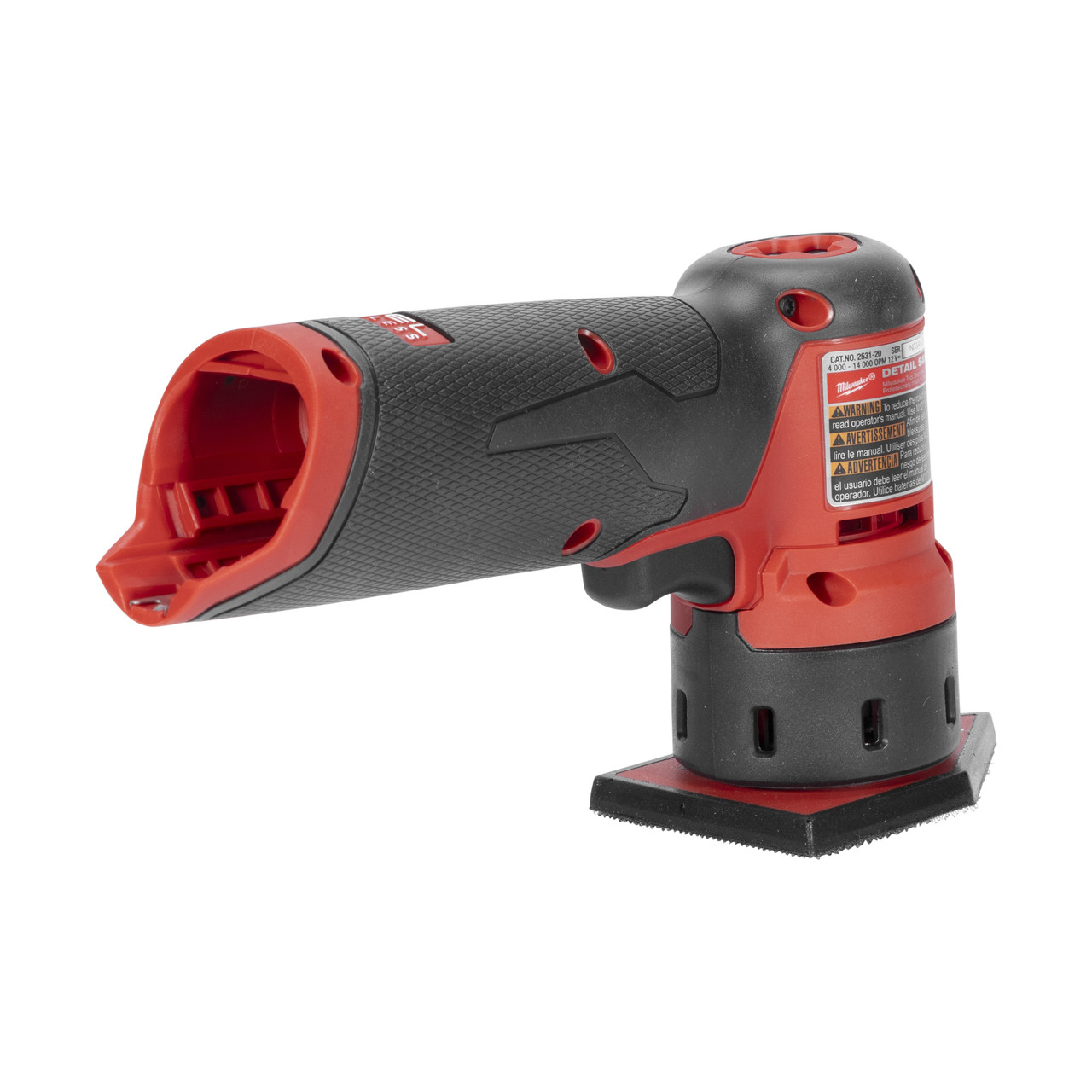 Milwaukee Orbital Detail Sander M12 FUEL 12V With Brushless Motor (2531 ...