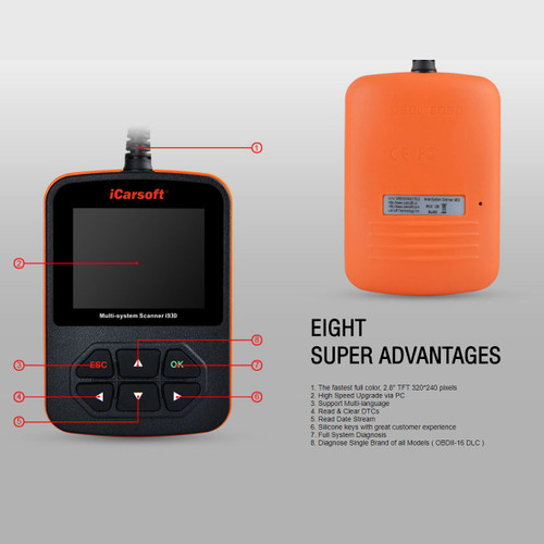 iCarsoft I930 Diagnostic Tool for Land Rover Jaguar | JB Tools