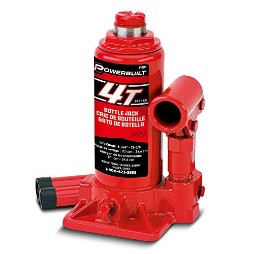 Powerbuilt 640905 Heavy Duty 4-Ton Bottle Jack | JB Tools Powerbuilt 640905 Heavy Duty 4-Ton Bottle Jack | JB Tools
