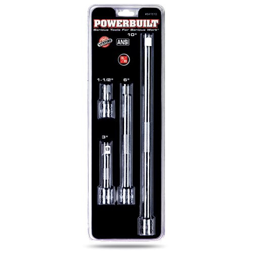 Powerbuilt 3/8" Drive Extension Set (641510) | JB Tools