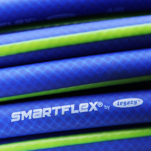 Flexzilla SmartFlex Air Hose 3/8 in. x 50 ft, Hybrid Blue (HSF3850BL2 ...