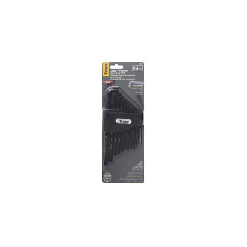 Titan Tools 13 pc. SAE Low Profile Hex Key Set (12737) | JB Tools