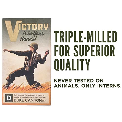 Duke Cannon Wwii Era Big Brick Of Wash Soap For Men, 10Oz - Victory ...